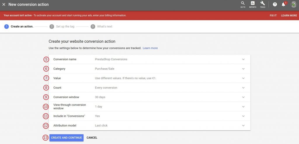 Conversion Tracking - ReactionCode