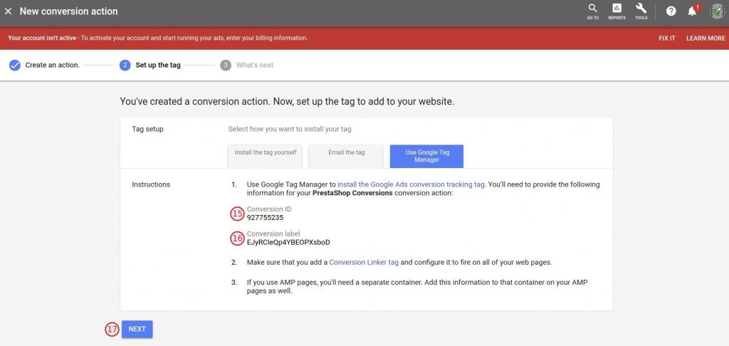 Conversion Tracking - ReactionCode